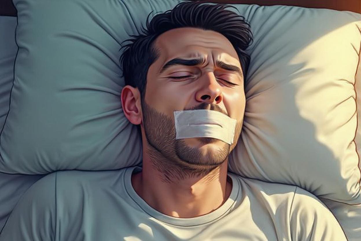 Viral Sleep Hack of Mouth Taping Poses 'Serious Risk of Harm,' Review ...